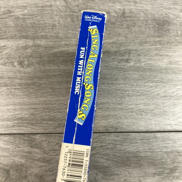 DISNEYS SING ALONG Songs - Fun With Music (VHS, 1993) Billy Joel Vtg $14.31 - PicClick CA