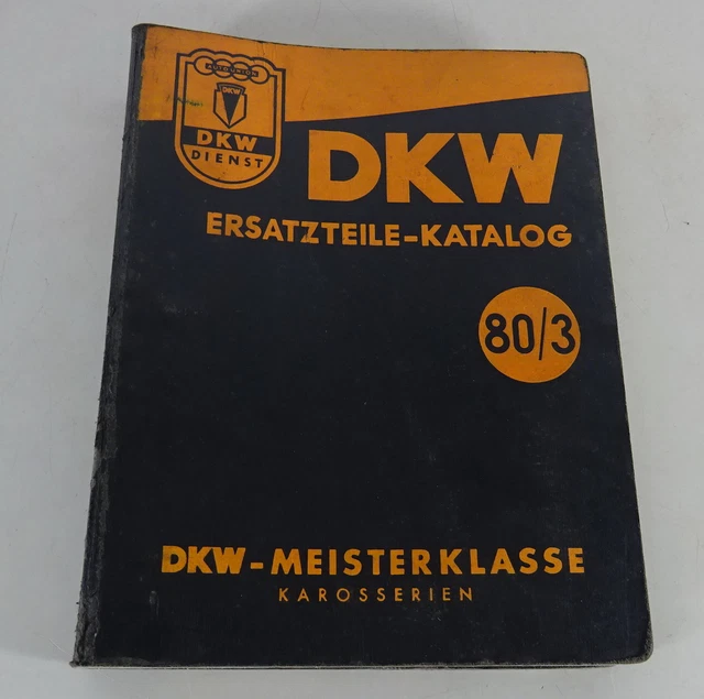 CATÁLOGO DE PIEZAS / Lista Repuestos DKW Magistral F89 Sedán , Cabrio - 04/1955 £96.55 - PicClick UK