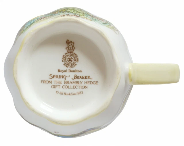 ROYAL DOULTON BRAMBLY Hedge Spring Seasons Beaker Full Size - 1st ...