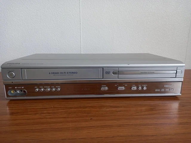 REFERBISHED! PHILIPS DVP620VR VCR VHS DVD Player Combo Recorder - FULLY ...