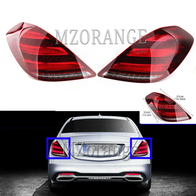 LEFT & RIGHT LED Rear Tail Light Lamps For Mercedes Benz S-Class W222 ...