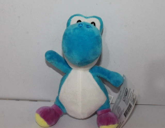 NINTENDO SUPER MARIO Blue Yoshi 2021 Plush Toy 8" Nintendo Swing Tag ...
