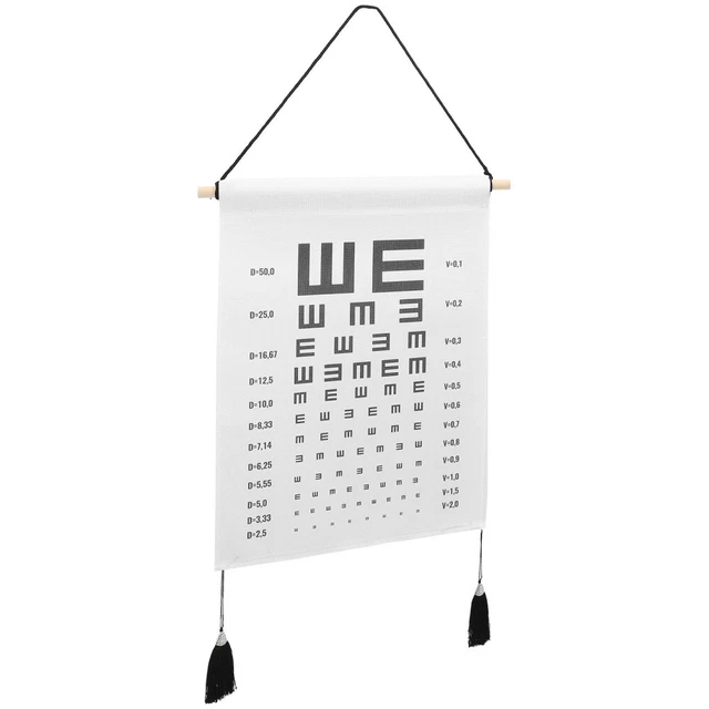 Visual Chart Backdrop Visual Chart Eye Testing Chart Wall Visual Chart