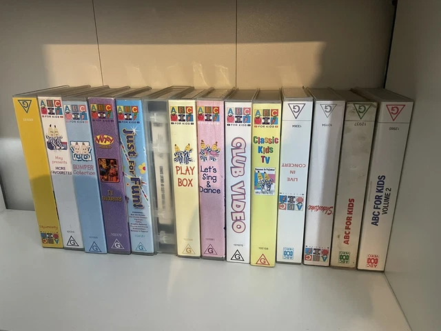 THE COMPLETE ABC For Kids VHS Set $150.00 - PicClick AU