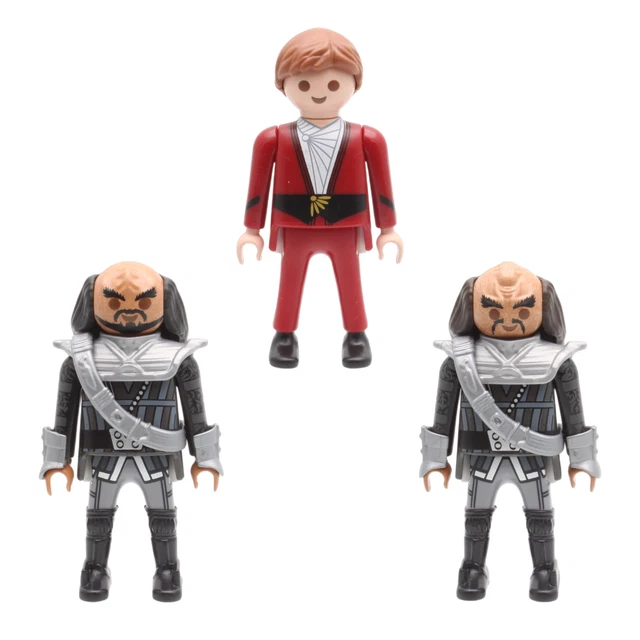 PLAYMOBIL FIGURINE KLINGON Guerrier Martok Gowron Kruge Star Trek ...