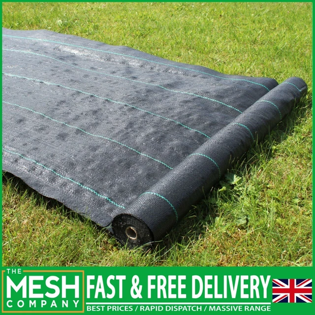 THE MESH COMPANY 5 Metre x 1M Weedmembrane | Garden Fabric Ground Cover ...