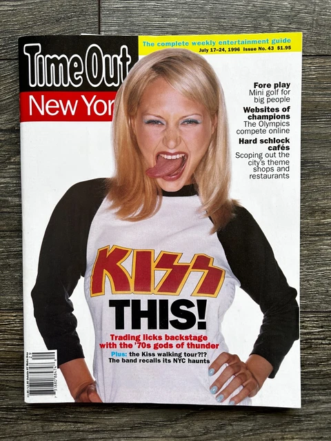 KISS VINTAGE MAGAZINE Time Out New York MSG NYC 1996 Concert Reunion ...