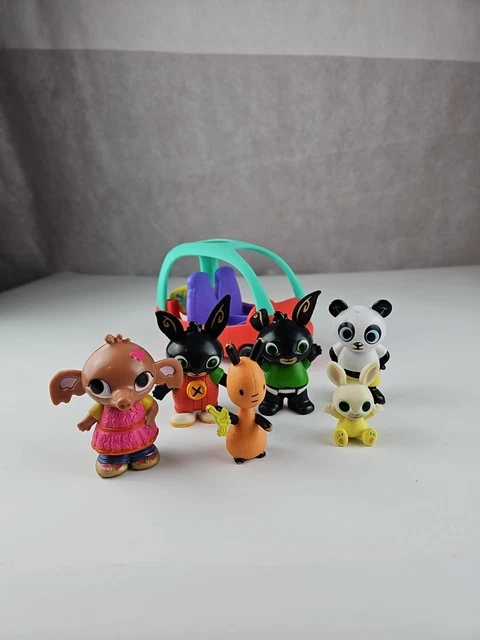 CBEEBIES BING BUNNY Car with Figures Toy Bundle £21.00 - PicClick UK