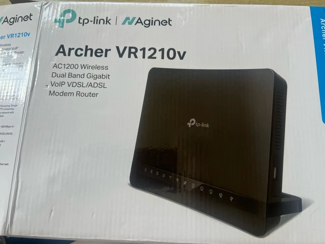 TP-LINK ARCHER VR1210V Ac1200 Wireless Dual Band Gigabit Voip Vdsl2/Adsl2+ Modem £31.92 ...
