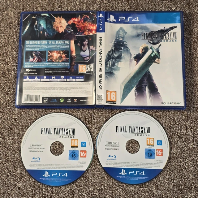 FINAL FANTASY VII Remake - Playstation PS4 - Boxed £11.99 - PicClick UK