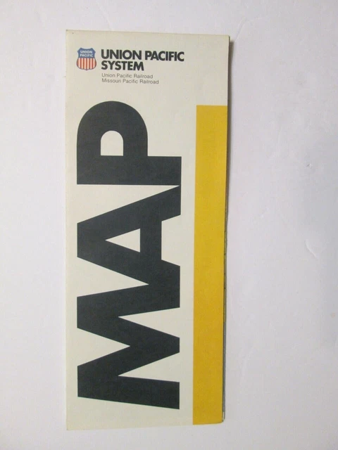 UNION PACIFIC RAILROAD MISSOURI PACIFIC RAILROAD System Map 1984 £10.30 ...