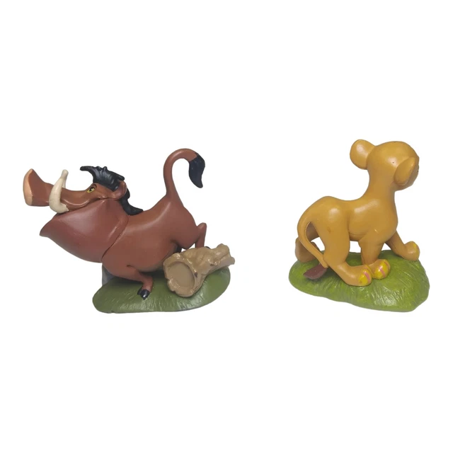 DISNEY THE LION King Simba & Pumba PVC Action Figures Lot of 2 Toys ...