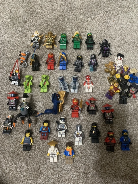 LEGO NINJAGO MINIFIGURE Lot LLOYD KAI ZANE JAY FIGS MUZZLE Ninja &More ...