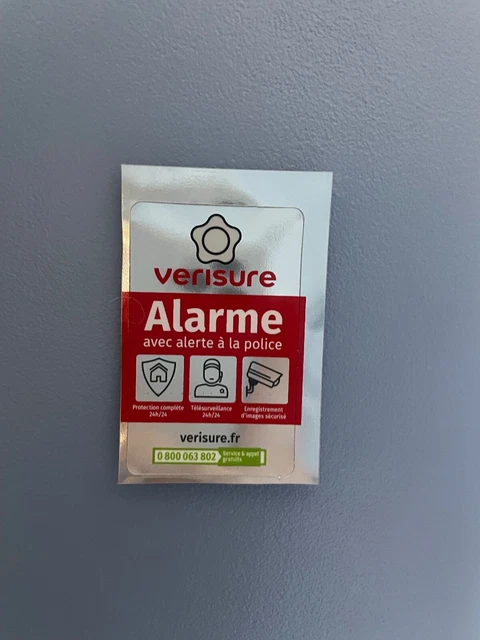 AUTOCOLLANT NEUF 8 x 5 cm Alarme Verisure original EUR 8,95 - PicClick IT AUTOCOLLANT NEUF 8 x 5 cm Alarme Verisure original EUR 8,95 - PicClick IT