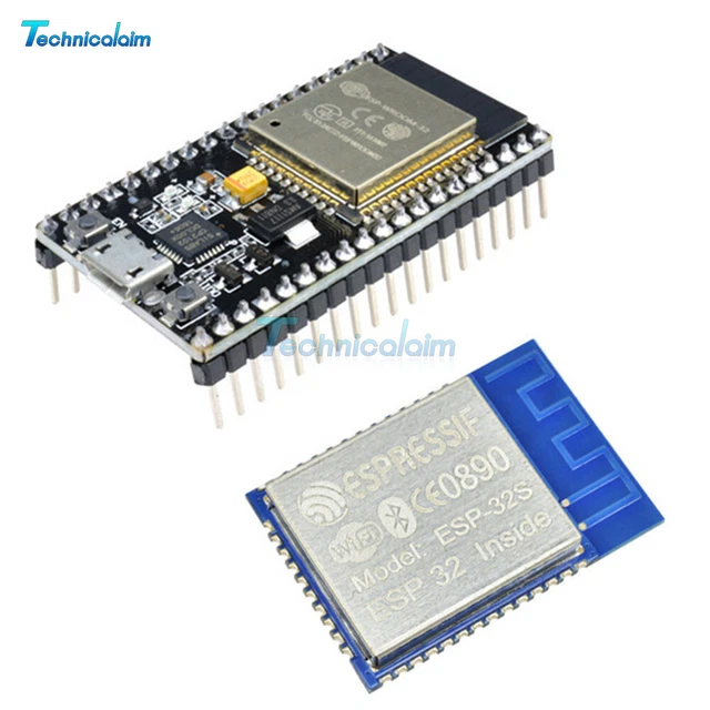 ESP32S ESP32 CP2102 Antenna modulo Bluetooth WiFi doppio modo sviluppo 2,4 GHz EUR 6,03 ...