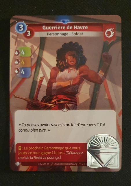 CARTE ALTERED TCG - BRAVOS - Rare - Guerriere de Havre BTG-045-R – FR EUR 1,50 - PicClick FR