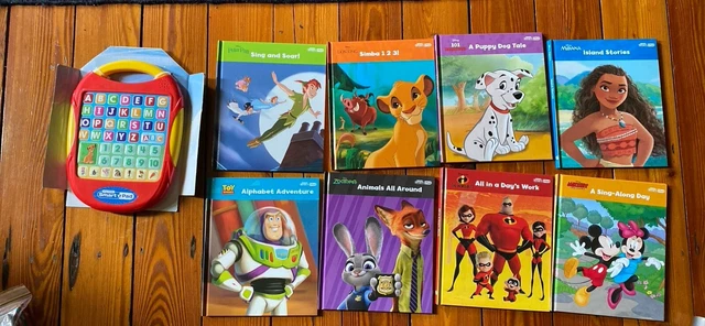 DISNEY PIXAR MY First Smart Pad Electronic Reader & 8 Book Library ...