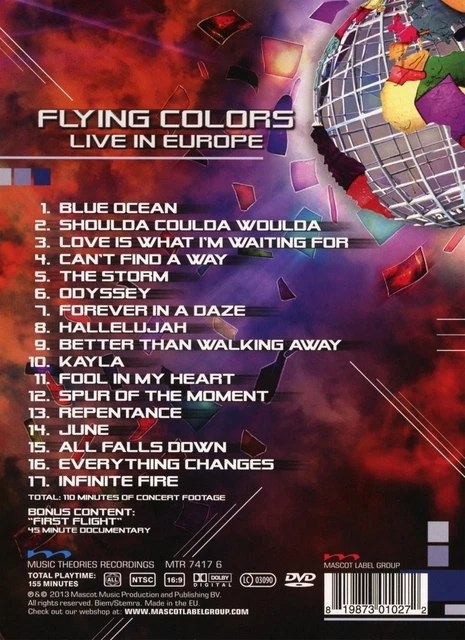 FLYING COLORS - Live In Europe (DVD) Flying Colors £18.44 - PicClick UK