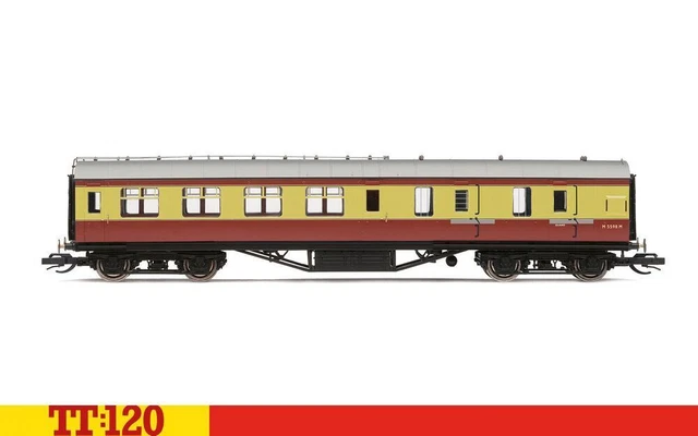 PASSENGER COACH ROLLING Stock 57 Brake M5598M BR Hornby 1:120 Scale TT ...