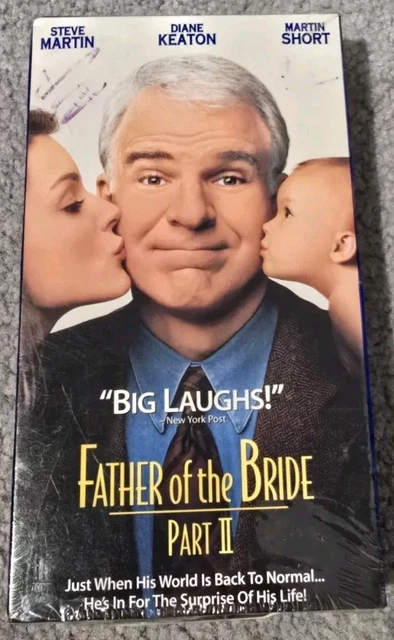 FATHER OF THE Bride Part 2 II (VHS Movie) Steve Martin - NEW Factory ...