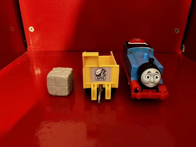 TALKING INTERACTIVE THOMAS & Cart Motorised Train Trackmaster Thomas ...