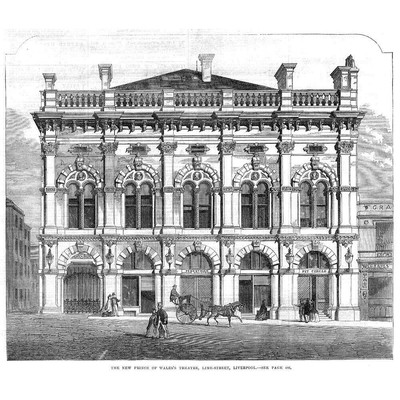 LIVERPOOL THE NEW Prince of Wales Theatre in Lime Street - Antique ...