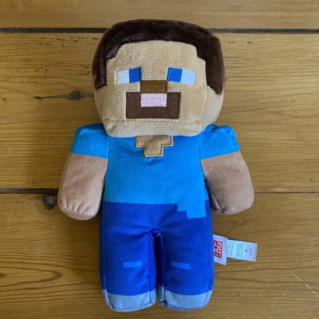 MINECRAFT STEVE SOFT Toy Plush 9” Mojang / Mattel 2022 £9.99 - PicClick UK