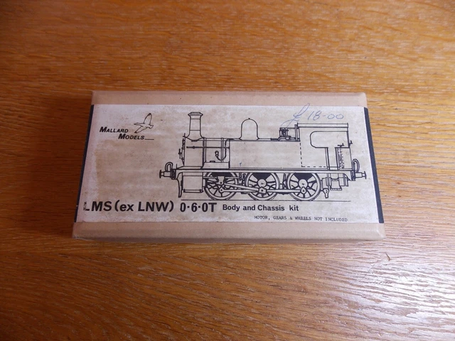 MALLARD MODELS KIT for a LMS (Ex-NLR & LNWR) CLASS 0-6-0T LOCO. 00 ...