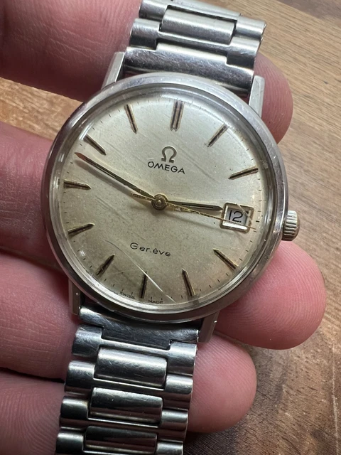 OROLOGIO DA POLSO Vintage Omega Geneve Da Uomo - Ordine Funzionante - Movimento Cal 613 EUR 232 ...