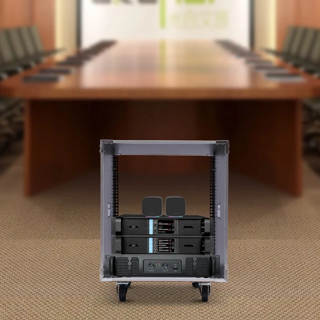 12U PORTABLE ROLLING Network Rack Swivel Caster Wheels Audio Equipment ...