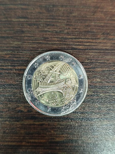 PIÈCE 2 EUROS jo 2024 JEUX OLYMPIQUES DE PARIS 2024 EUR 49,00 - PicClick FR