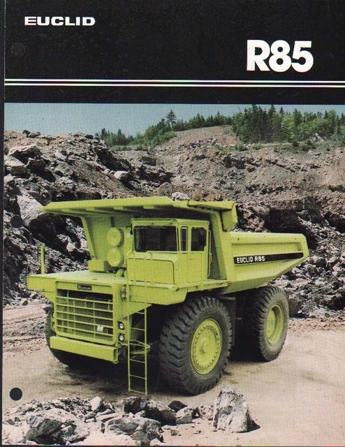 1987 EUCLID &R85& Rear Dump Truck Hauler Brochure £6.00 - PicClick UK