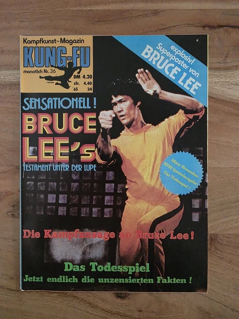 BRUCE LEE &KUNG Fu- Magazin" Poster EUR 14,95 - PicClick DE