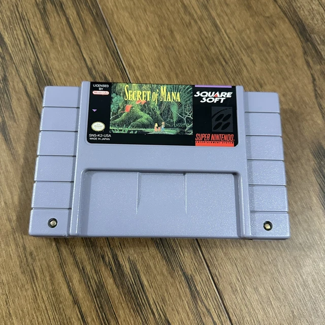 SECRET OF MANA (Super Nintendo - SNES, 1993) - Testé - Authentique ... SECRET OF MANA (Super Nintendo - SNES, 1993) - Testé - Authentique ...
