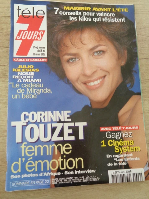 TÉLÉ 7 JOURS N° 1920 / 1997 CORINNE TOUZET - JULIO IGLESIAS EUR 12,90 - PicClick FR