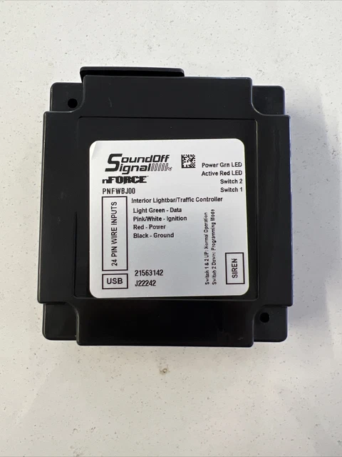 SOUNDOFF SIGNAL NFORCE LED Lightbar Controller Module Interior Lightbar ...