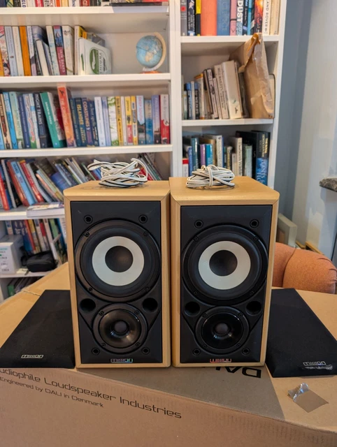 MISSION 700 STEREO Hi-Fi Bookshelf Main 2-Way Reflex Speakers 8 Ohms £ ...