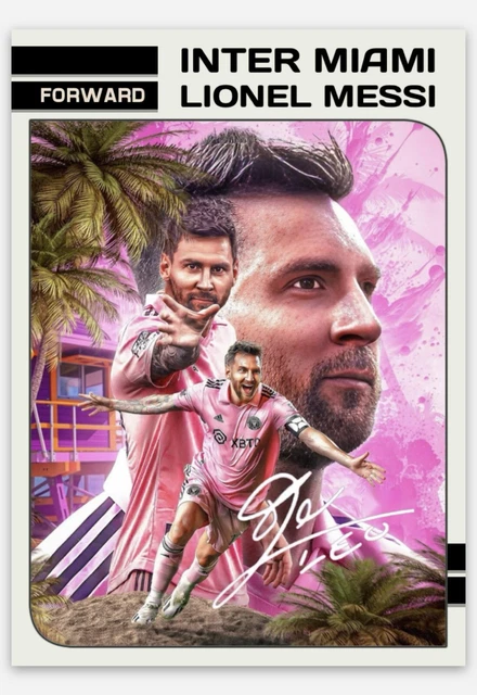 LIONEL MESSI INTER Miami MLS Custom Soccer ACEO Card EUR 2,99 - PicClick FR