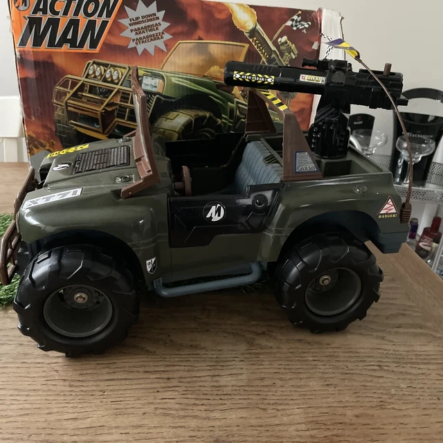 VINTAGE ACTION MAN 4x4 Missile Launching Jeep 1993 Hasbro Boxed £39.99 ...