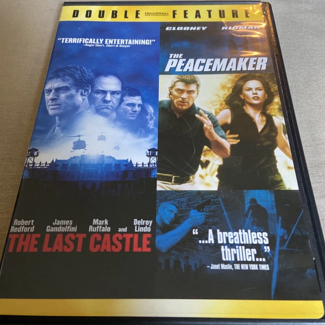 THE LAST CASTLE/THE Peacemaker (DVD, 2007, Widescreen) Redford Clooney ...
