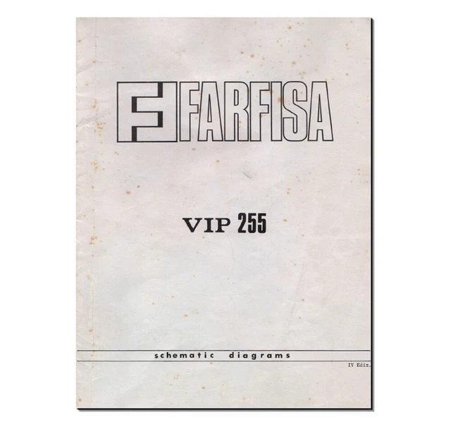 FARFISA VIP255 SERVICE Manual Schematic Diagram Circuit Diagram VIP-255 ...