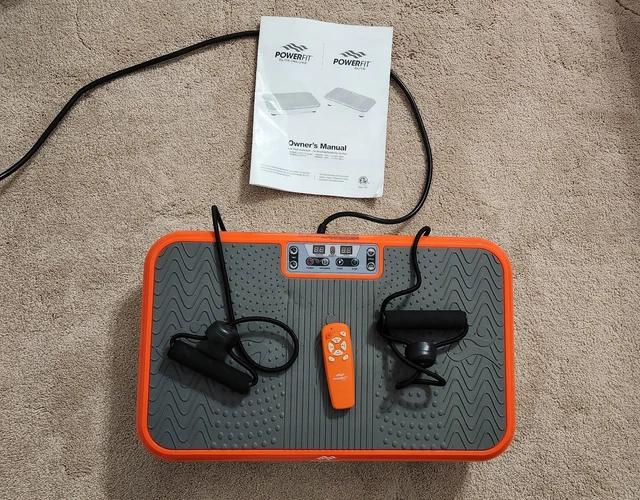 TABLA DE EJERCICIOS de vibración Powerfit Elite con banda de ...