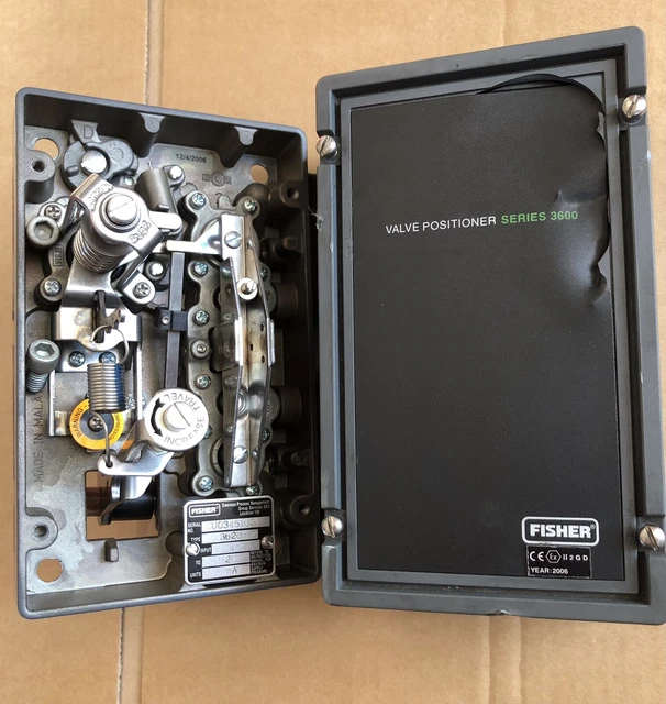 FISHER VALVE POSITIONER Series 3600 Fisher Emerson Valve Positioner ...