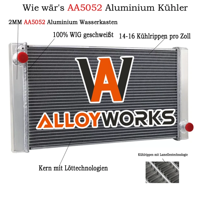 ALU WASSERKÜHLER FÜR MINI COOPER S COUPE CLUBMAN ONE R55 R56 R57 R58 ...