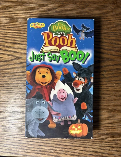 THE BOOK OF Pooh Just Say Boo (VHS,2002) Playhouse Disney Halloween $49 ...