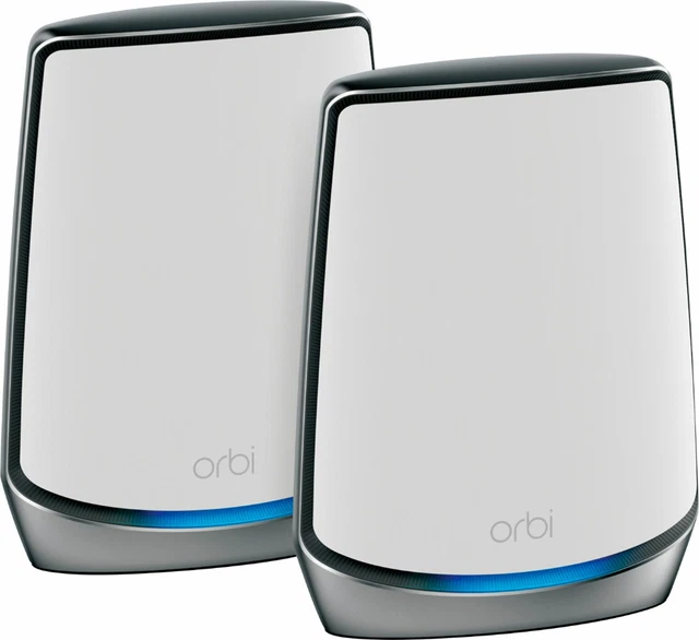 NETGEAR ORBI AX6000 Tri-band Mesh WiFi 6 System (2-pack) - White ...
