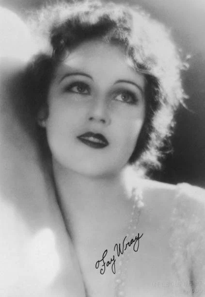 STUDIO HEADSHOT PORTRAIT of Canadian-born actor Fay Wray wearin- 1925 ...