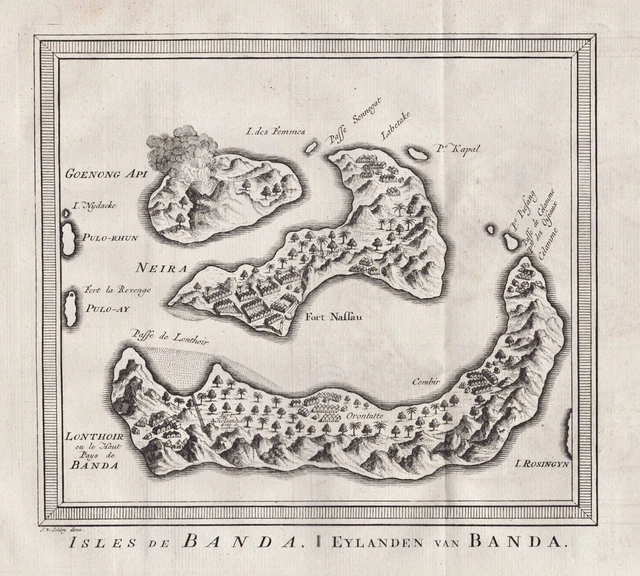 BANDA ISLANDS INDONESIA Indonesia Maluku mappa mappa mappa Bellin ...