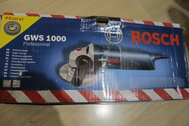 BOSCH PROFESSIONAL WINKELSCHLEIFER GWS 1000 Sonderausgabe mit ...