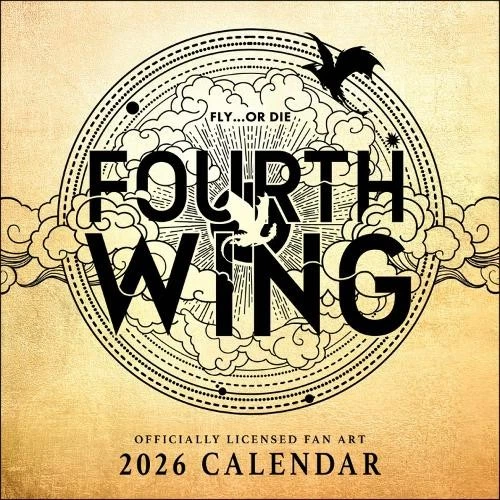 FOURTH WING OFFICIALLY Licensed Fan Art 2026 Wall Calendar $23.73 ...